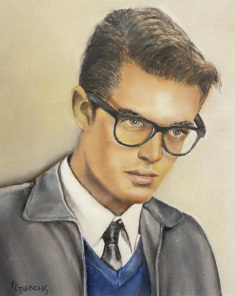 Richard Gibbons - Clark - Portrait of a Man in Glasses and a Suit ...