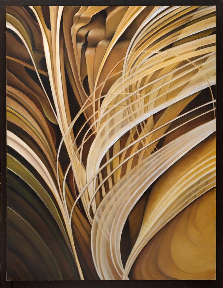 Richard Gibbons - Whirlpool - Original Abstract Oil Painting, Swirling ...