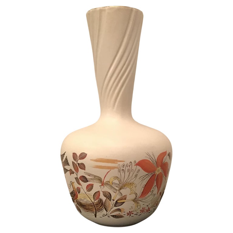 Richard Ginori “Giovanni Gariboldi “ Ceramic Vase 1950 Italy For Sale ...