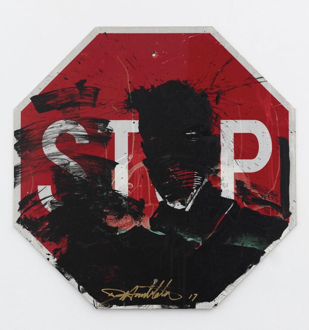 Richard Hambleton - Stop Sign For Sale at 1stDibs