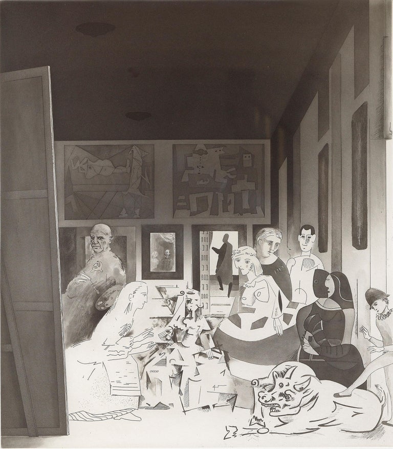 Richard Hamilton - Picasso's Meninas - Richard Hamilton, Aquatint, Pop ...