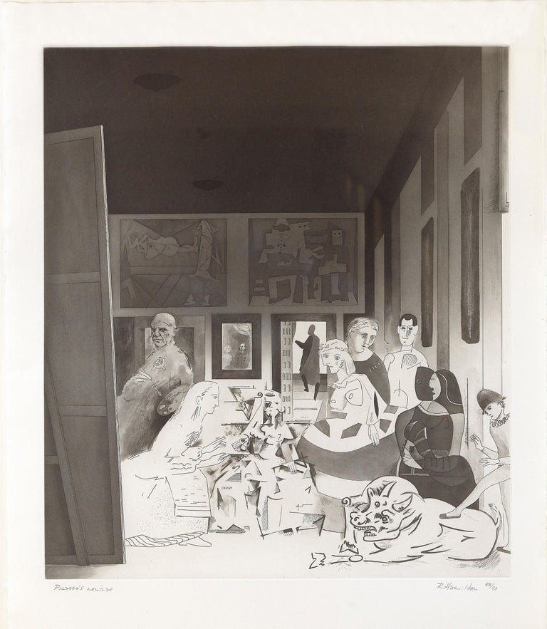 Richard Hamilton - Picasso's Meninas - Richard Hamilton, Aquatint, Pop ...