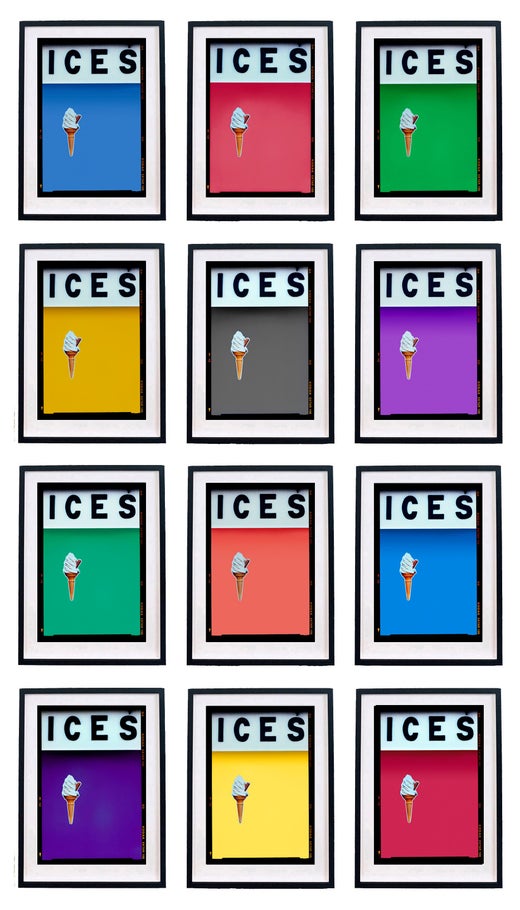 Richard Heeps - ICES Multicolor Set of 12 Framed Pop Art Photographs ...