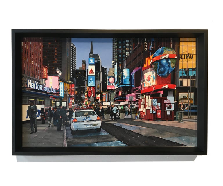 Richard Heisler - "N.Y.P.D." City Landscape (Photorealism, New York ...