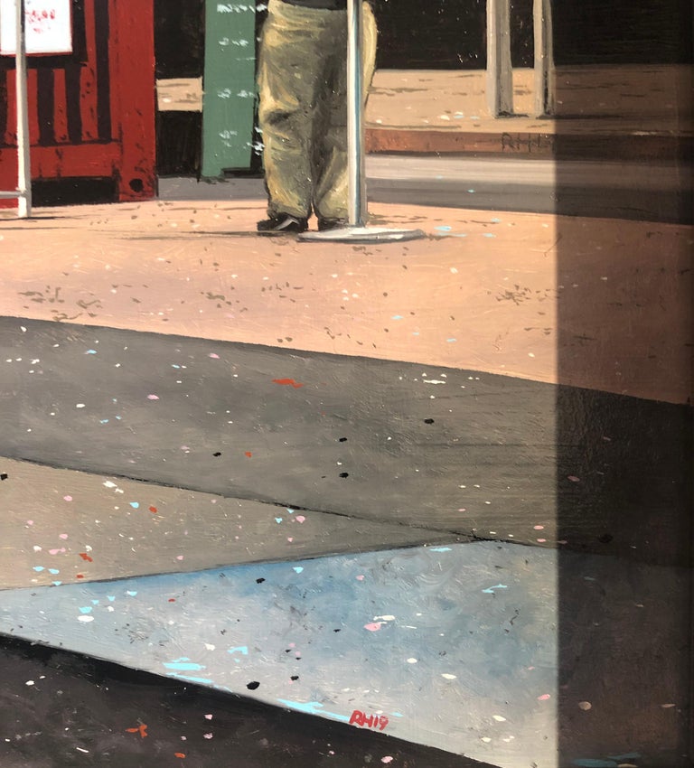 Richard Heisler - "N.Y.P.D." City Landscape (Photorealism, New York ...