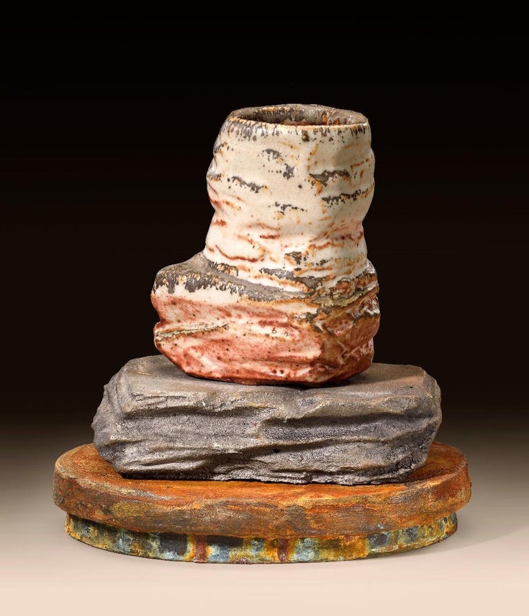 Richard Hirsch Ceramic Scholar Rock Cup Sculpture #20, 2014 For Sale at ...