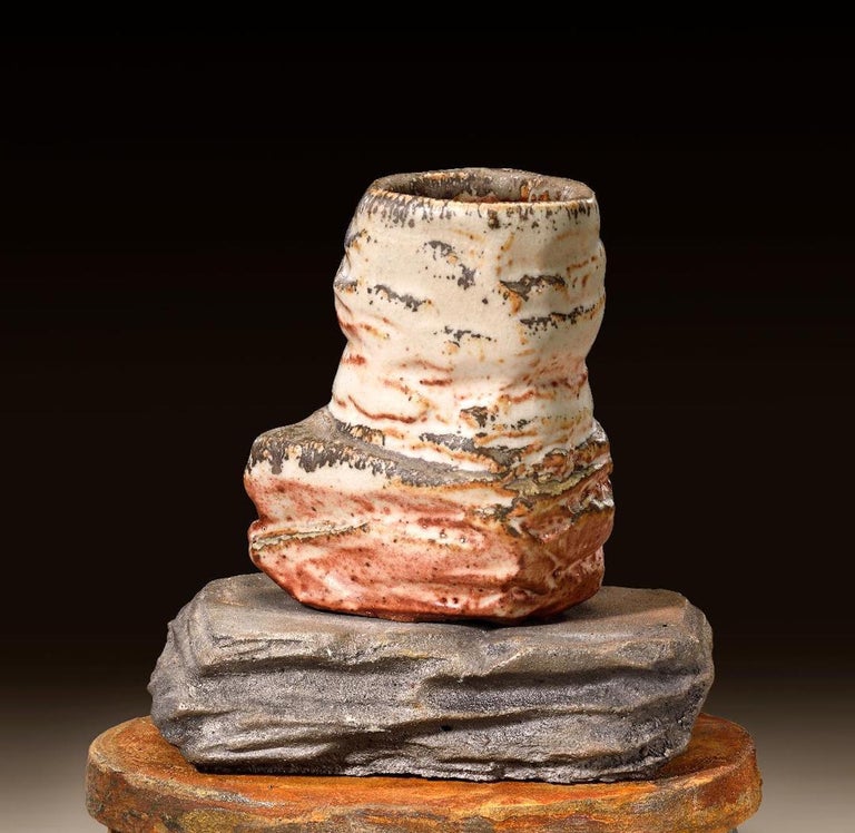 Richard Hirsch Ceramic Scholar Rock Cup Sculpture #20, 2014 For Sale at ...