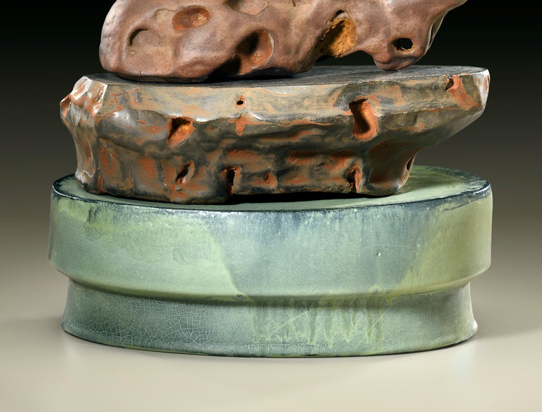 Richard Hirsch Ceramic Scholar Rock Cup Sculpture, 2018 For Sale at 1stDibs