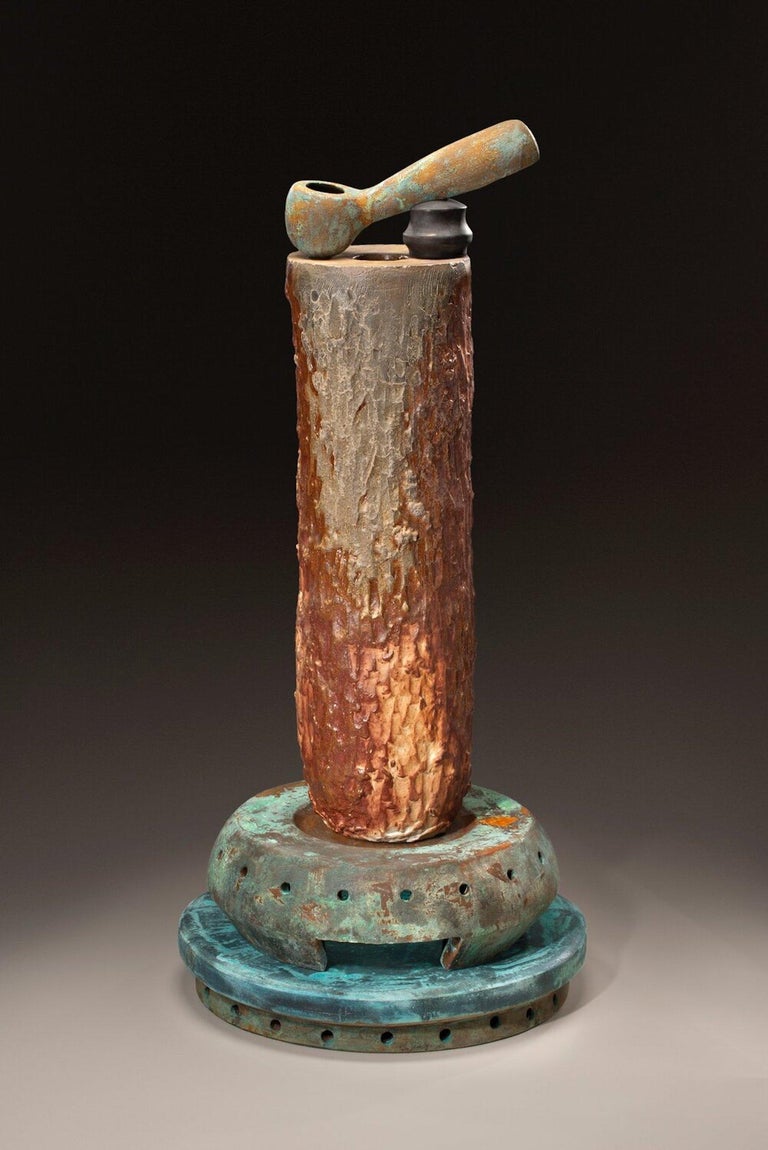 Richard Hirsch Glazed Ceramic Crucible Sculpture, 2018 For Sale at 1stDibs