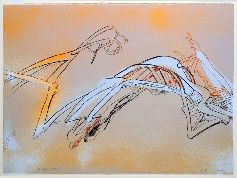 Richard Hunt - sans titre (orange) En vente sur 1stDibs