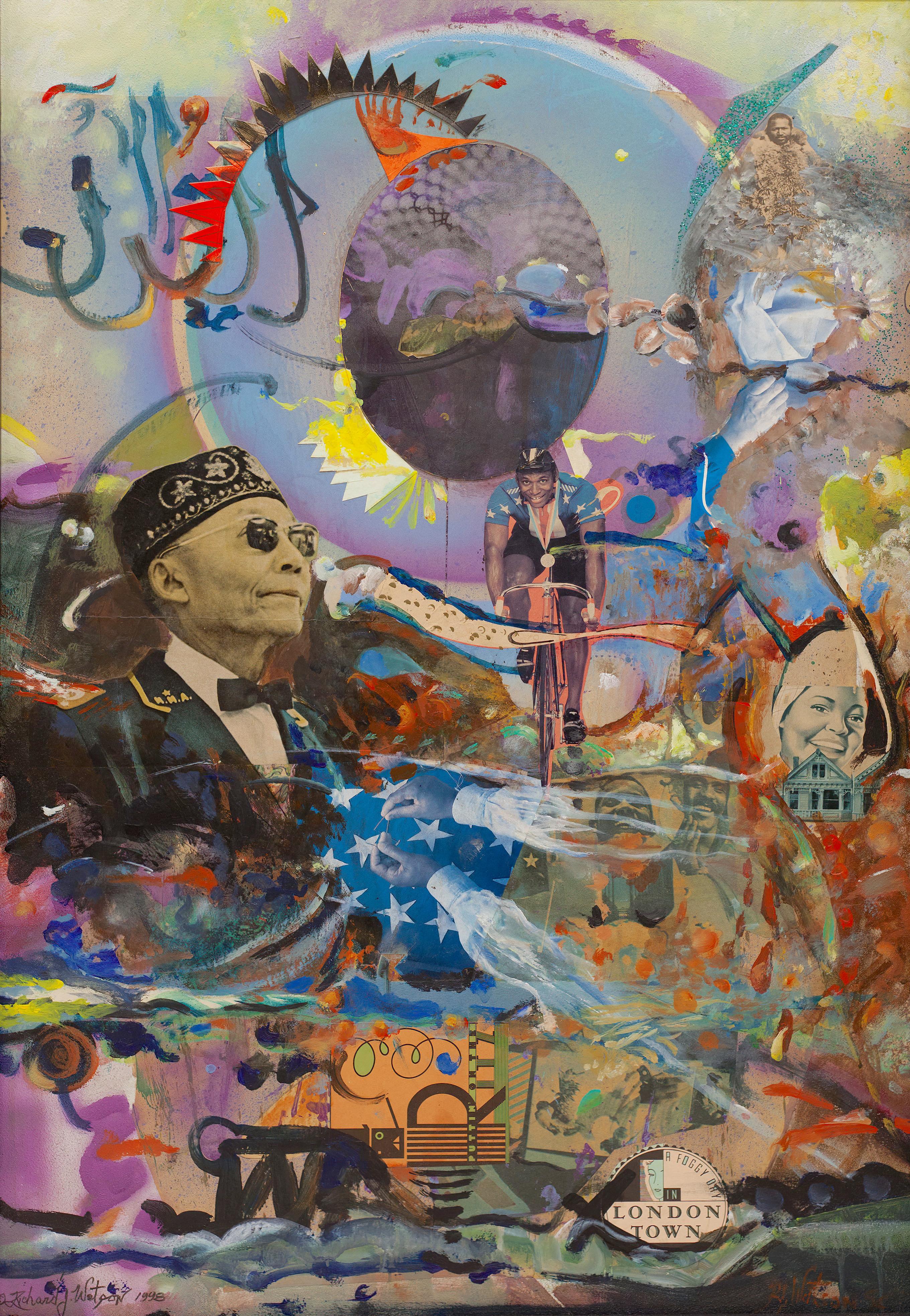 Cindy Shaoul - "Angelique" Abstract Figure with Gown French Haute ...
