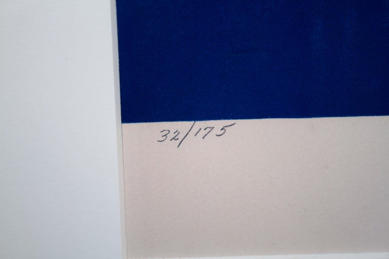 Richard Linder Girl with Hoop Signed Modern Cubist Lithograph 32/175 ...