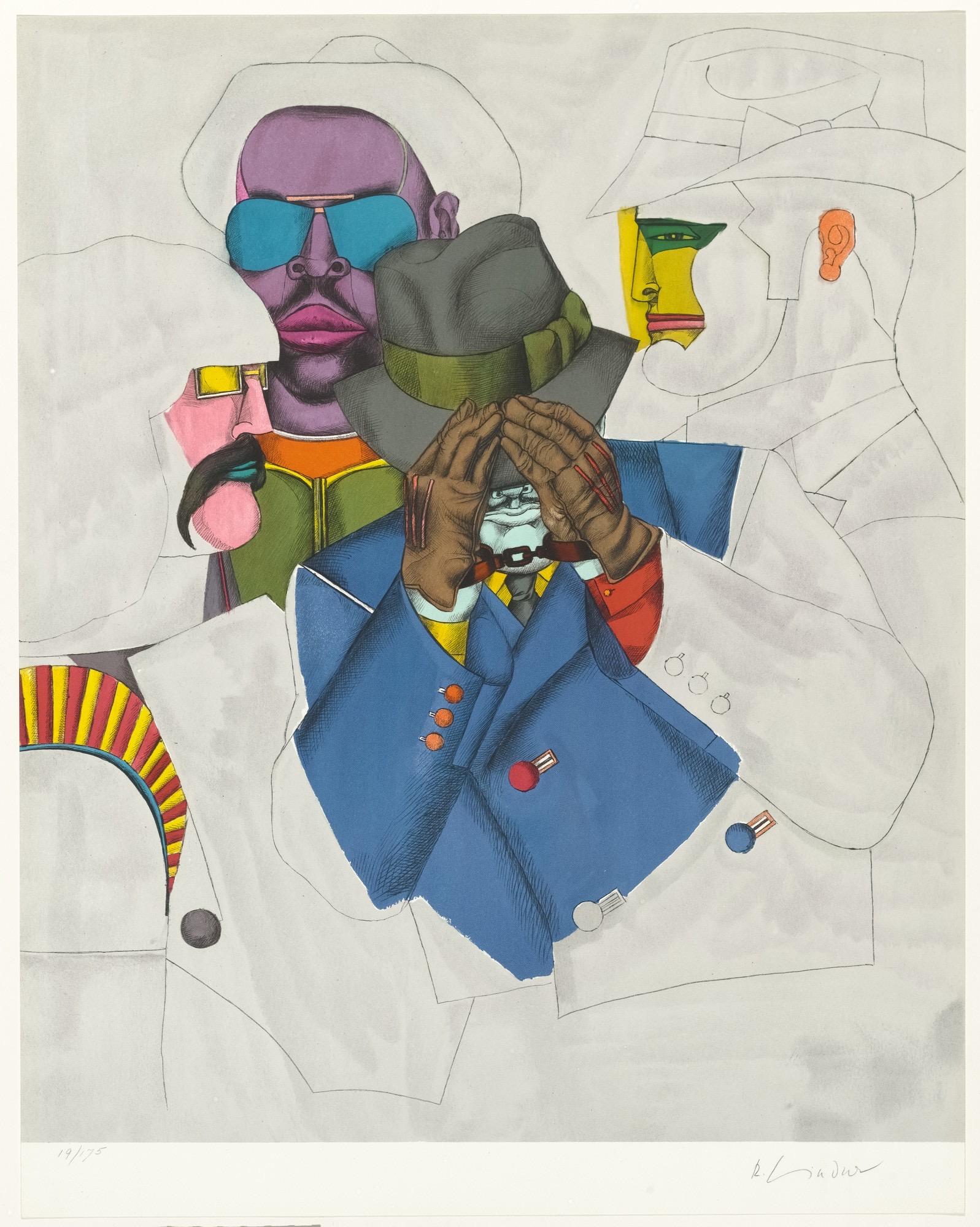 Richard Lindner - Vintage Modern Lithograph Poster 1960s Pop Art Mod ...