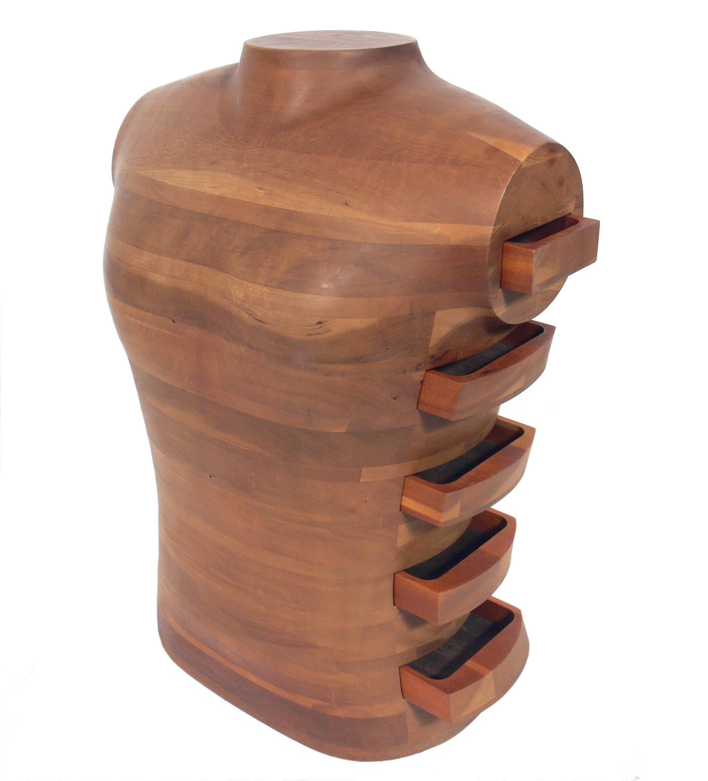 Richard Lutes American Craft "Torso" Jewelry Box at 1stDibs | artisanal ...
