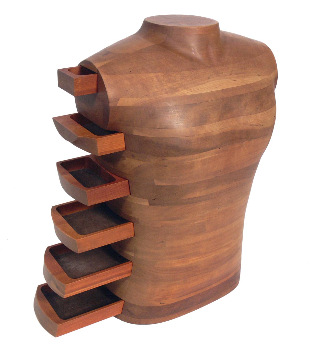 Richard Lutes American Craft "Torso" Jewelry Box at 1stDibs | artisanal ...