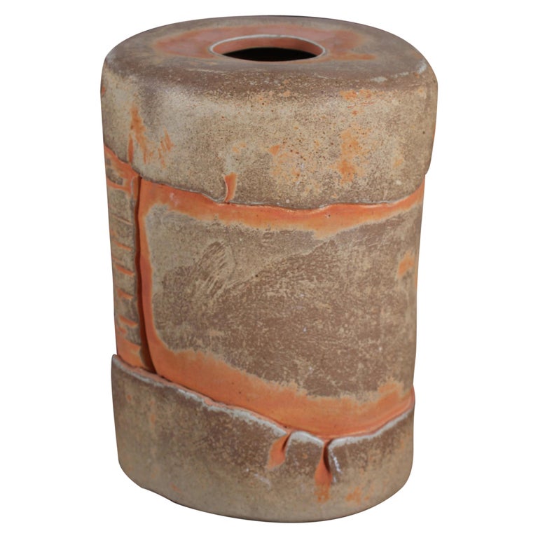 Richard Manz Sculptural Ceramic Vase with Earthen Colors Scandinavia ...