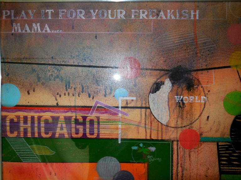 Richard Merkin - Large Richard Merkin Painting Geeks and Gargoyles New ...