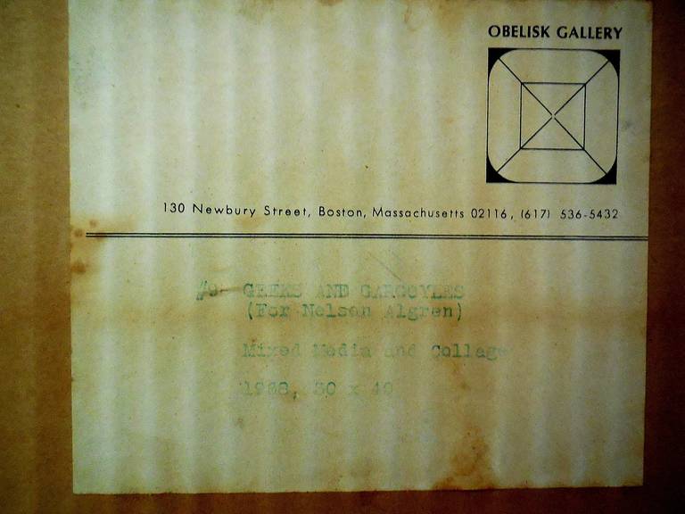 Richard Merkin - Large Richard Merkin Painting Geeks and Gargoyles New ...