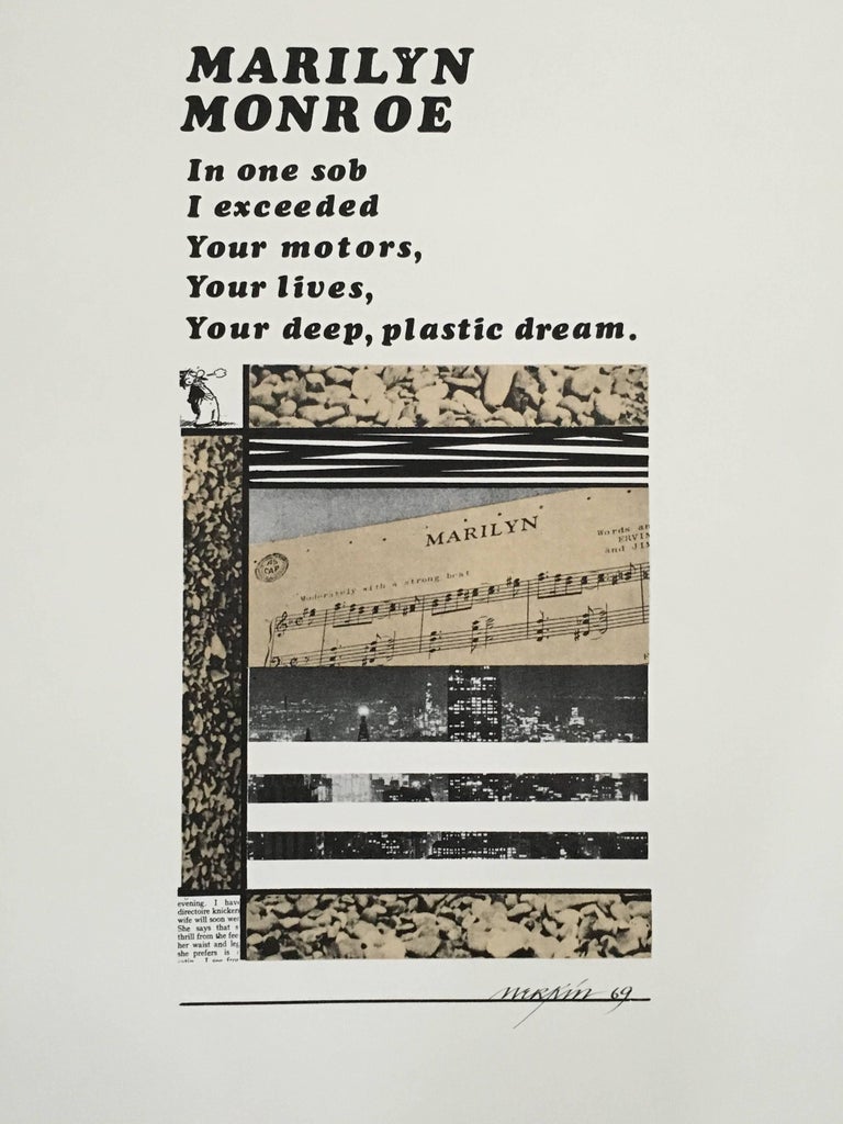 Richard Merkin - Marilyn Monroe Pop Art 1969 Color Screenprint Richard ...