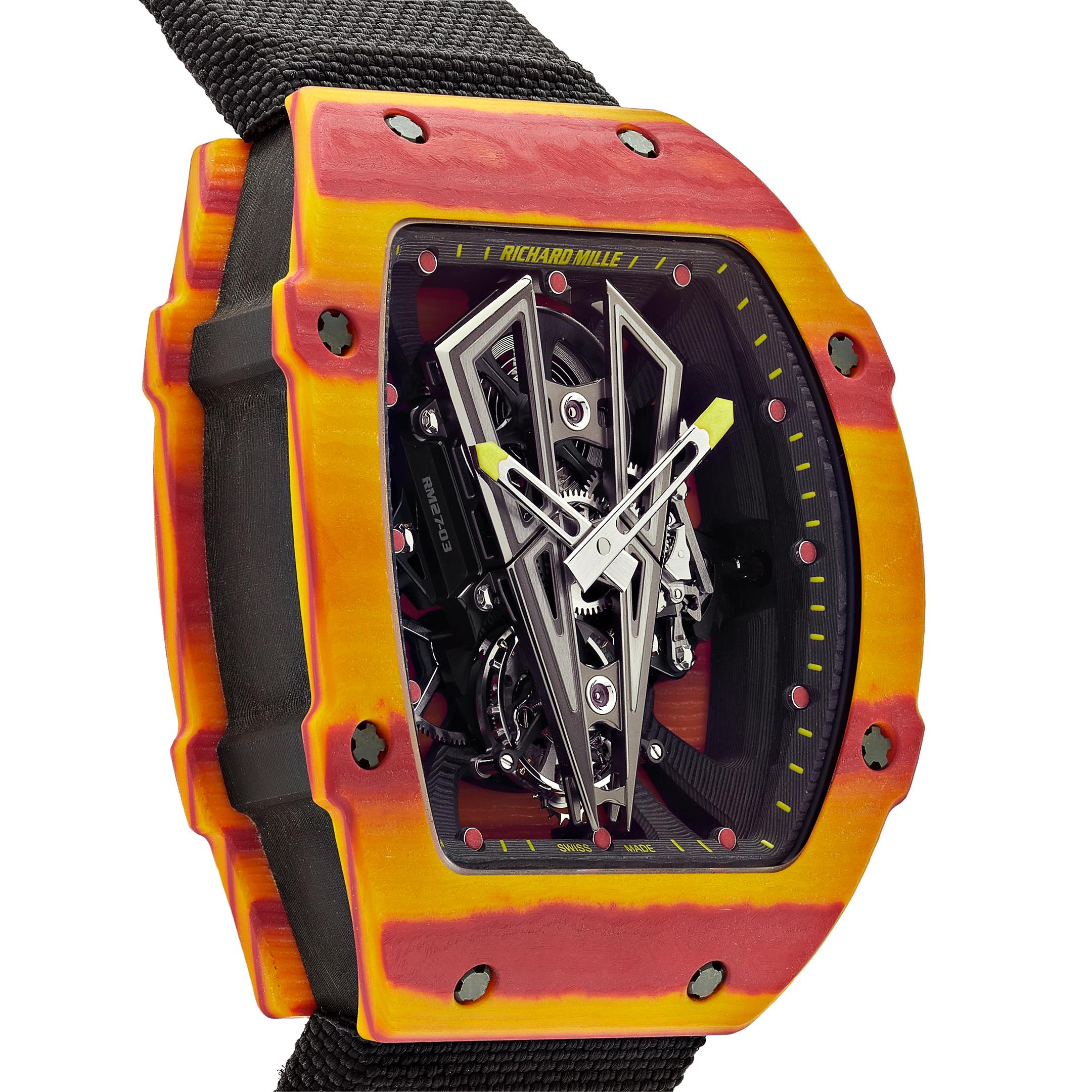 Richard Mille Rafael Nadal Tourbillon Carbon Limited Edition 50 Pieces ...