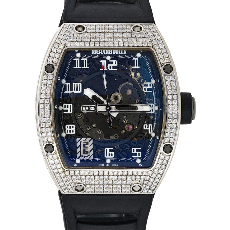 Richard Mille RM005 18k White Gold Diamond Dial For Sale at 1stDibs ...