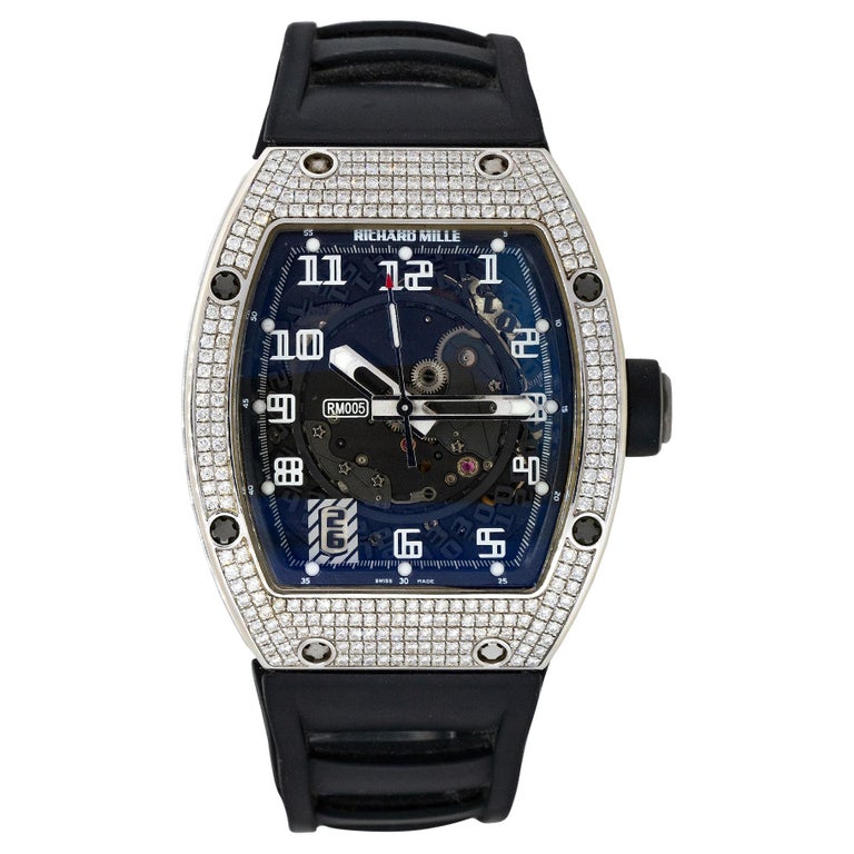 Richard Mille RM005 18k White Gold Diamond Dial For Sale at 1stDibs ...