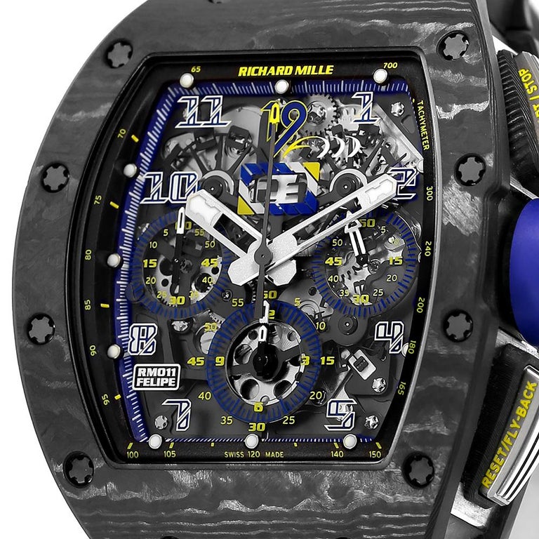 Richard Mille RM011 Felipe Massa 10th Anniversary Titanium Watch RM011 ...