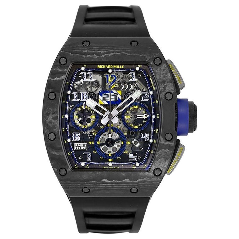 Richard Mille RM011 Felipe Massa 10th Anniversary Titanium Watch RM011 ...