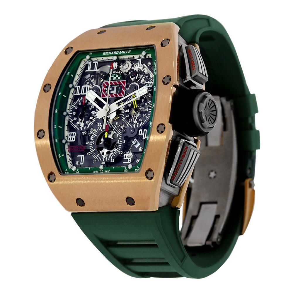 Richard Mille RM011 Le Mans Classic Titanium Flyback Chronograph Watch For Sale at 1stDibs ...