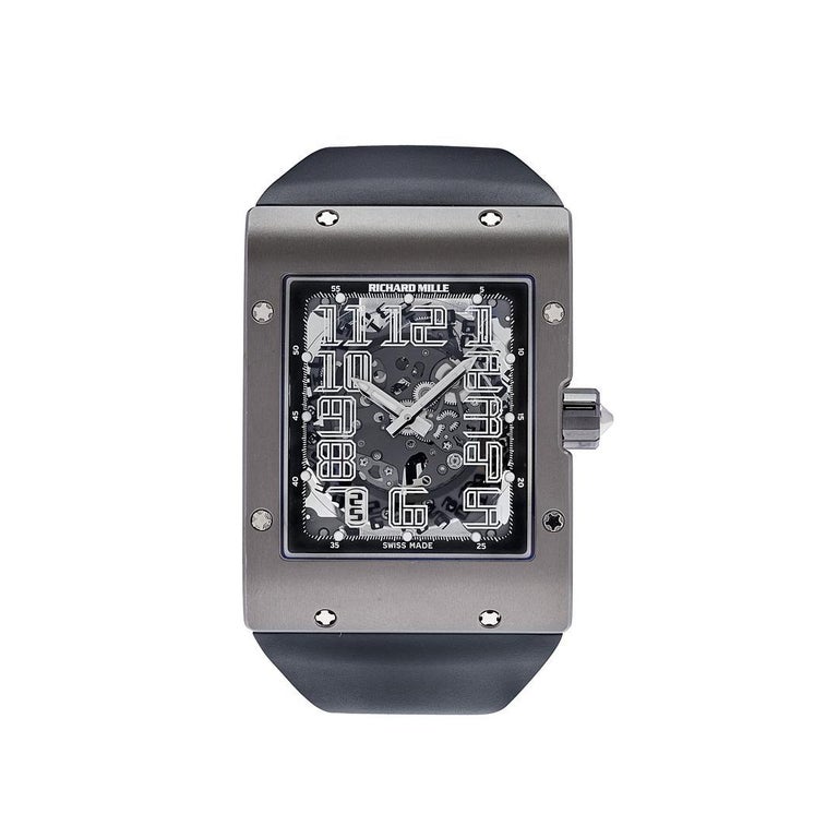 Richard Mille RM016 Ultra Thin Black Titanium For Sale at 1stDibs