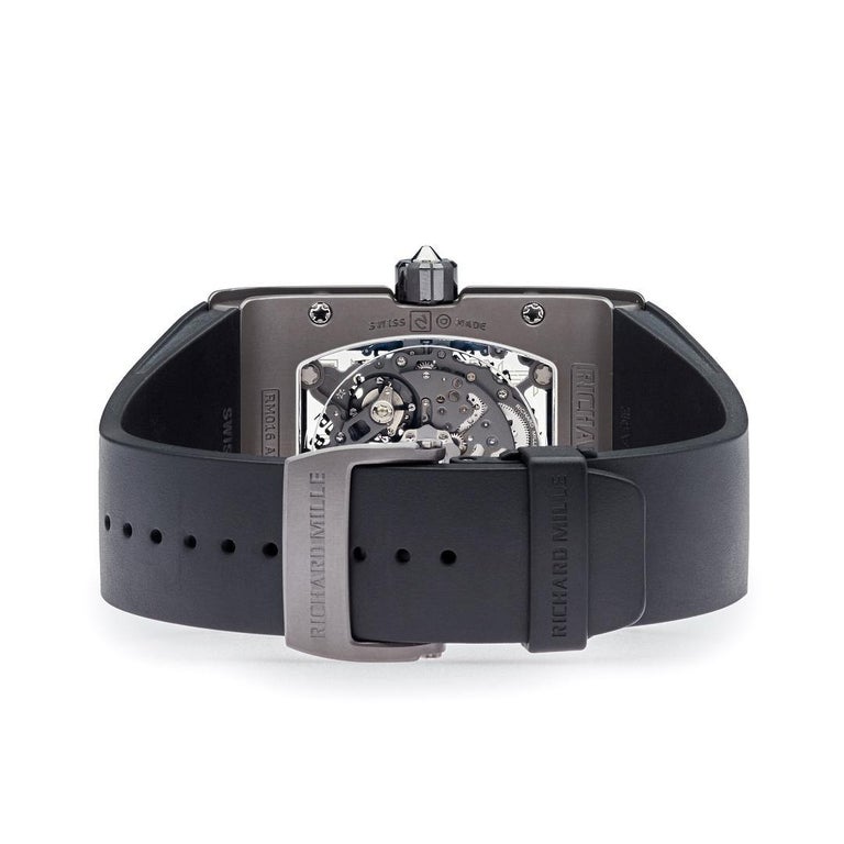 Richard Mille RM016 Ultra Thin Black Titanium For Sale at 1stDibs