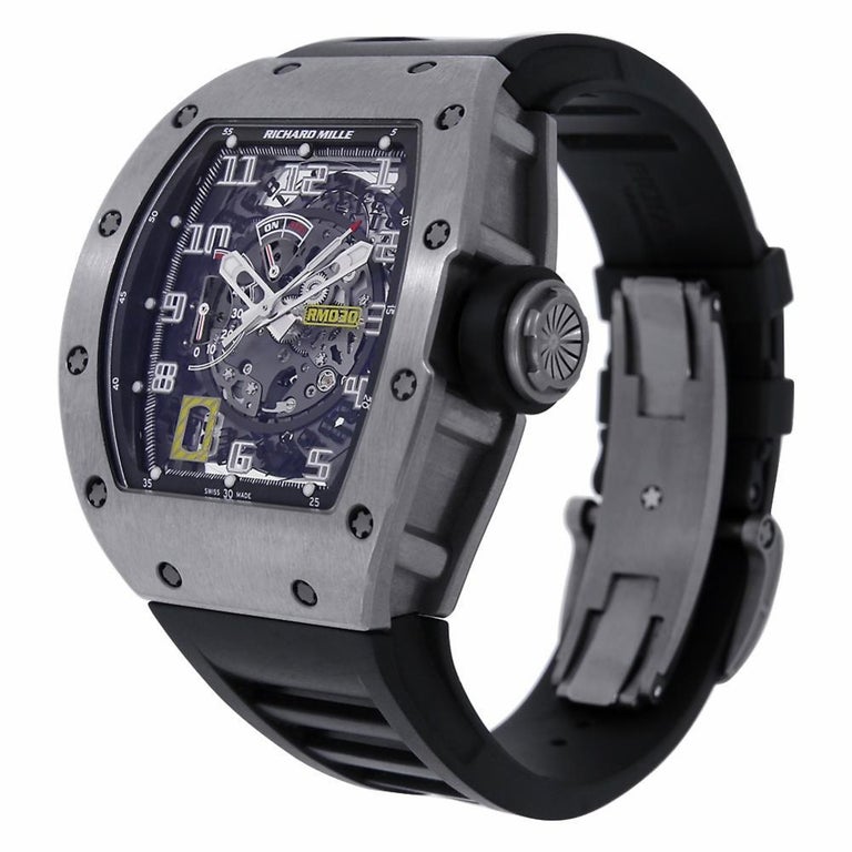 Richard Mille RM030 Titanium Automatic Watch For Sale at 1stDibs | rm ...