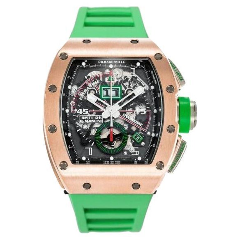 Richard Mille RM11-01 Flyback Robert Mancini Rose Gold and Titanium at ...