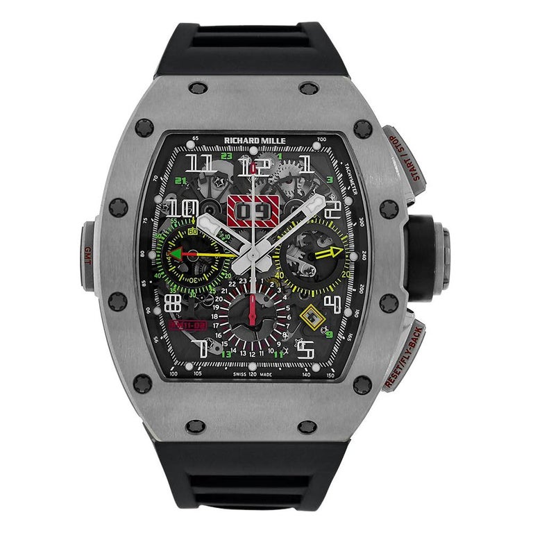 Richard Mille RM11-02 Titanium Chronograph Dual Time Zone Watch RM11-02 ...