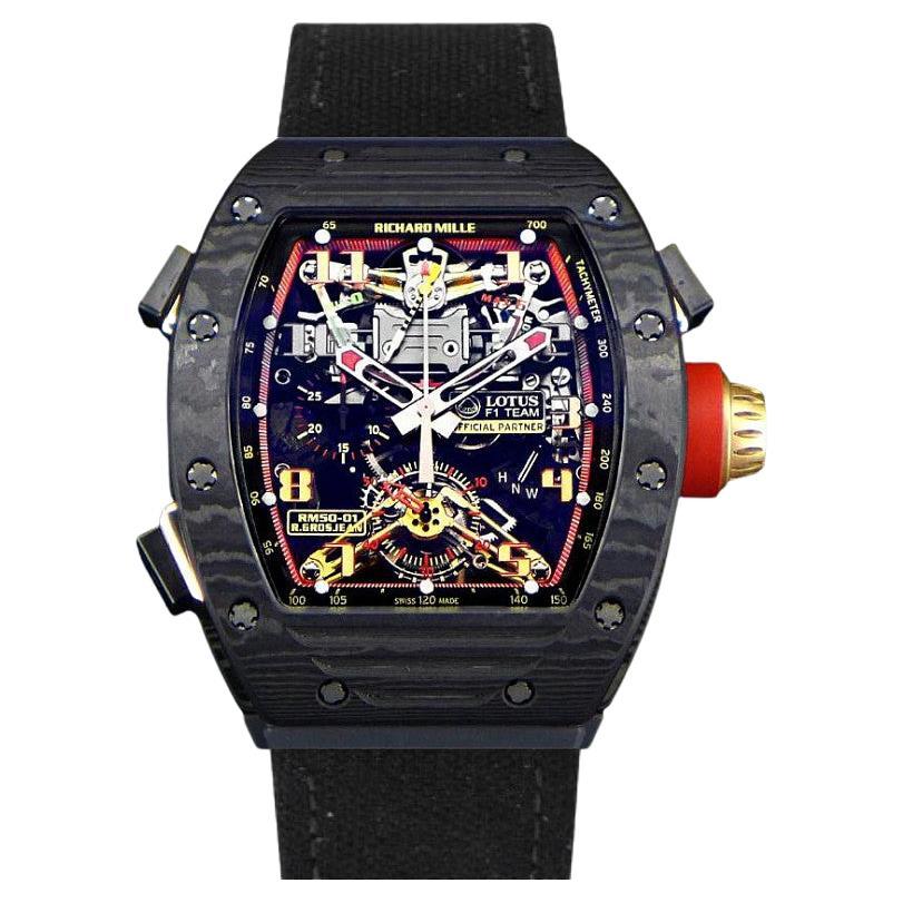 Richard Mille RM 052 Tourbillon Skull Manual Wind Wristwatch For Sale ...