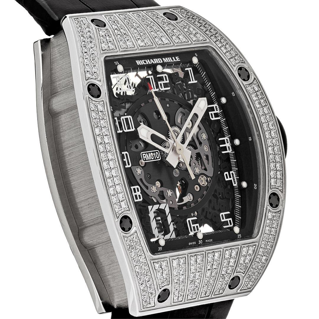 Richard Mille White Gold Diamond Set RM010 For Sale at 1stDibs ...