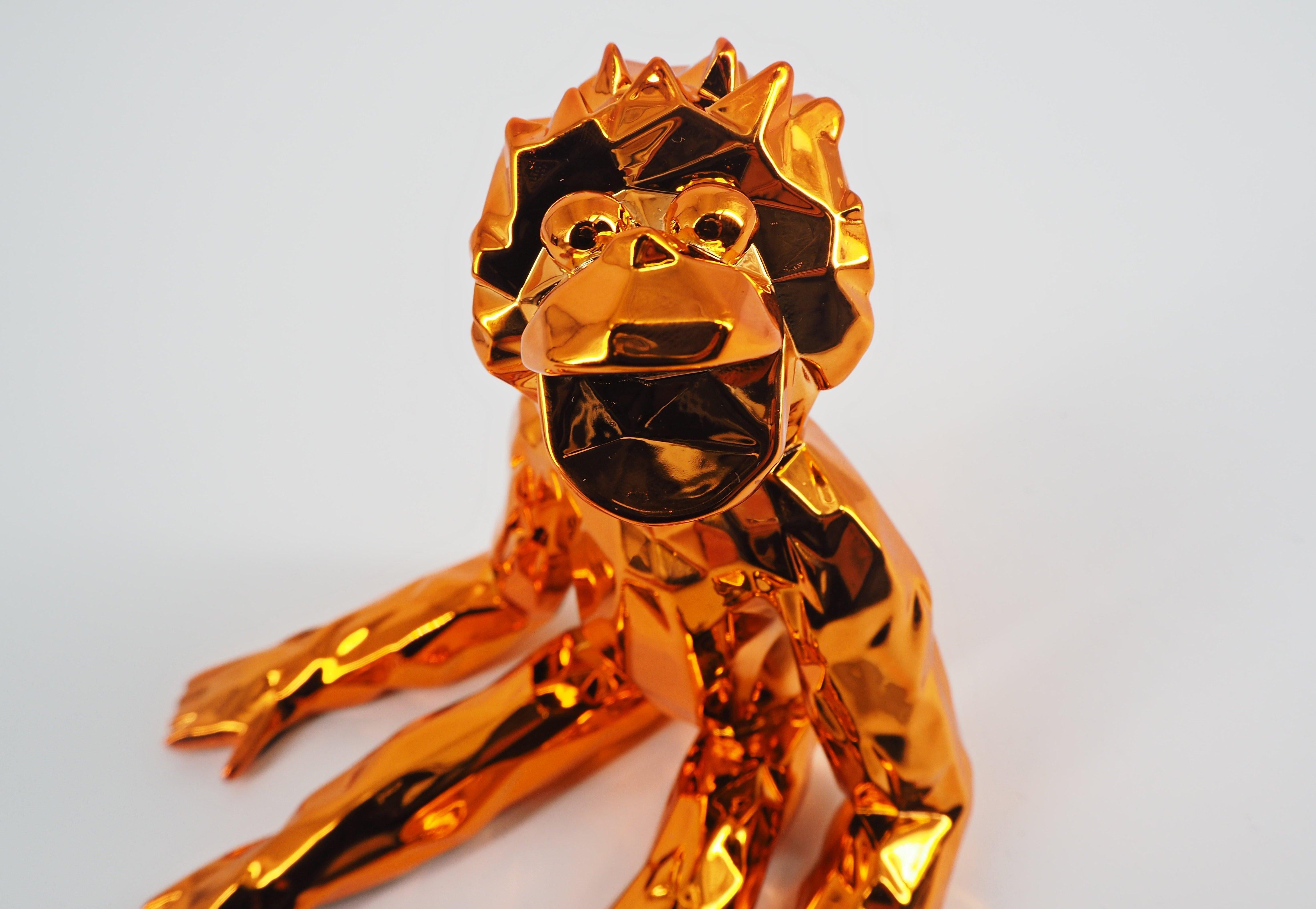 Richard Orlinski - Jean-Marc Spirit (Orange edition) - Sculpture For ...