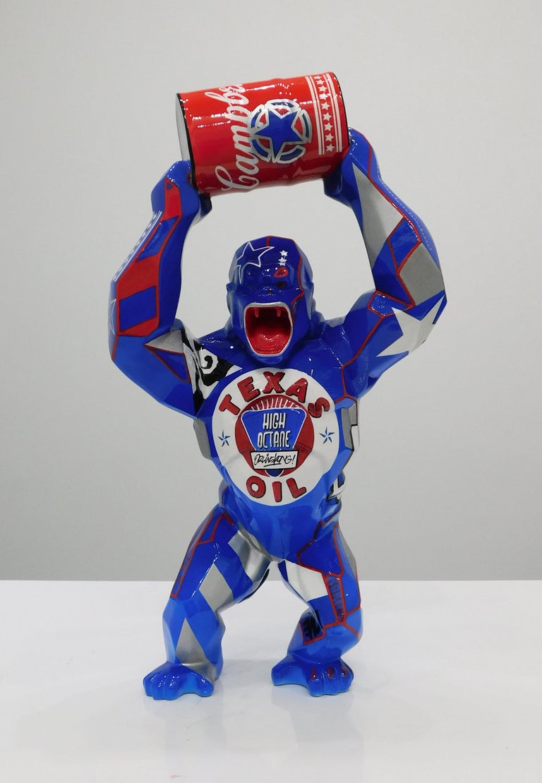 Richard Orlinski - Baril Kong Dallas - Tagged en vente sur 1stDibs