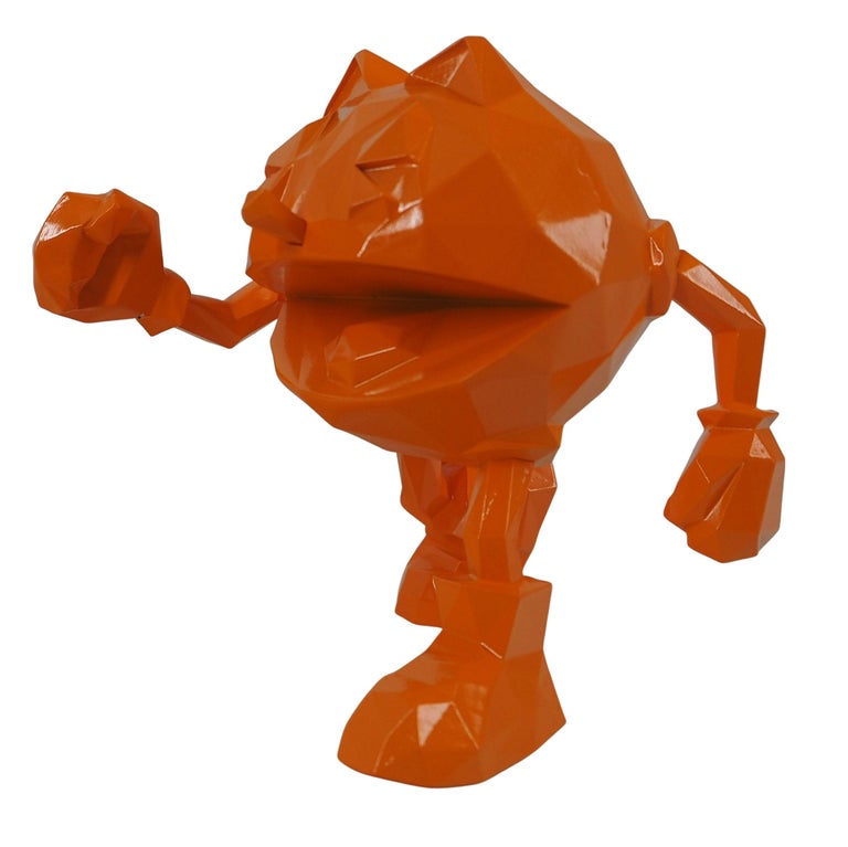 Richard Orlinski - Pac-Man (Orange edition) - Mini Sculpture For Sale ...