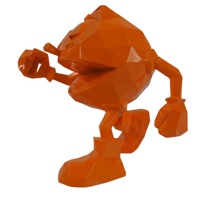 Richard Orlinski - Pac-Man (Orange edition) - Mini Sculpture For Sale ...