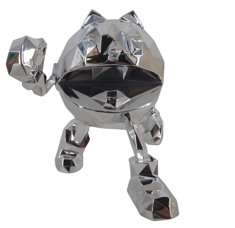 Richard Orlinski - Pac-Man (Silver edition) - Sculpture For Sale at 1stDibs