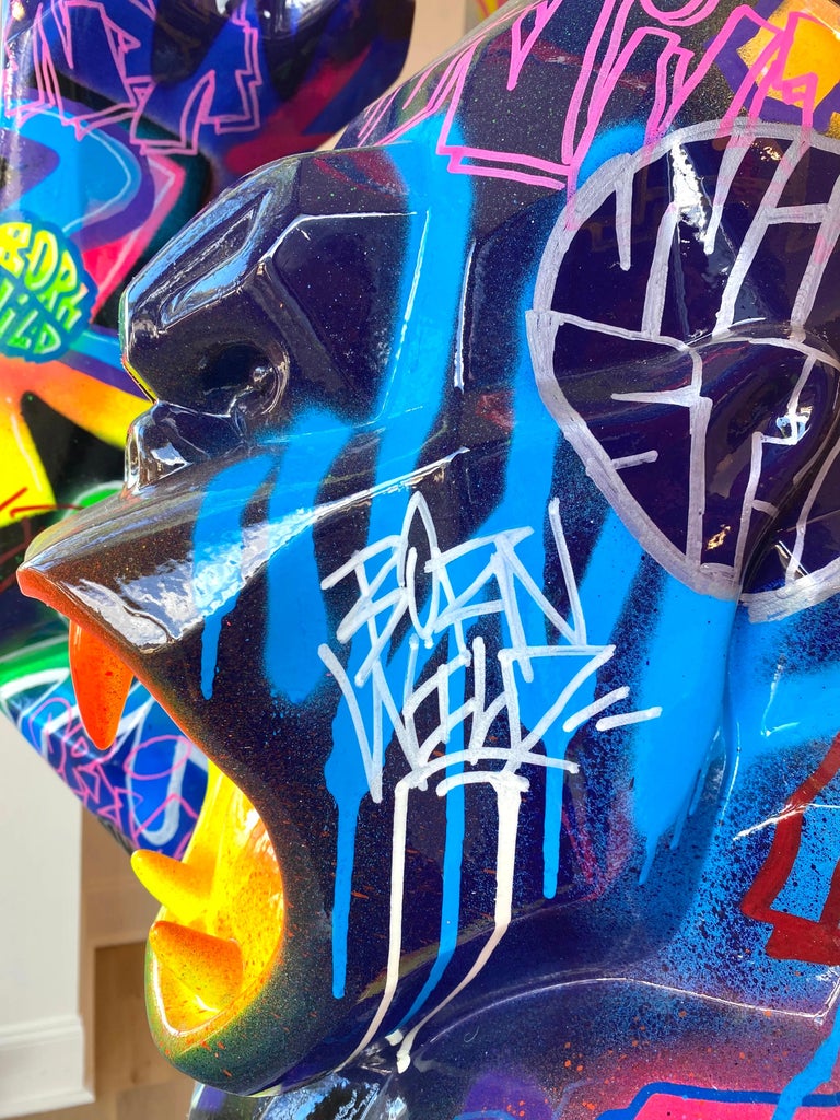 Richard Orlinski - Wild Kong Oil - TAG Graffiti For Sale at 1stDibs