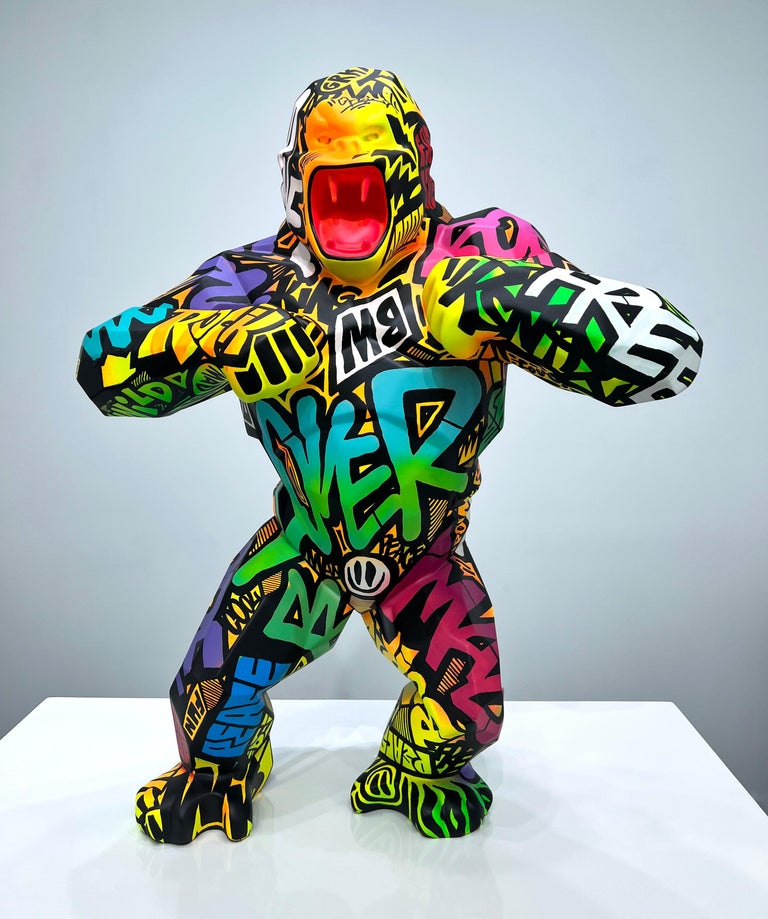 Richard Orlinski - Wild Kong Tagged - Matte For Sale at 1stDibs