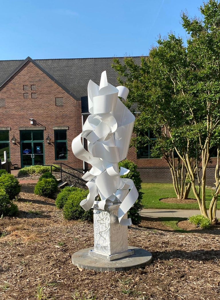 Richard Pitts - "Pages" Large-Scale, Abstract Aluminum Metal Sculpture ...