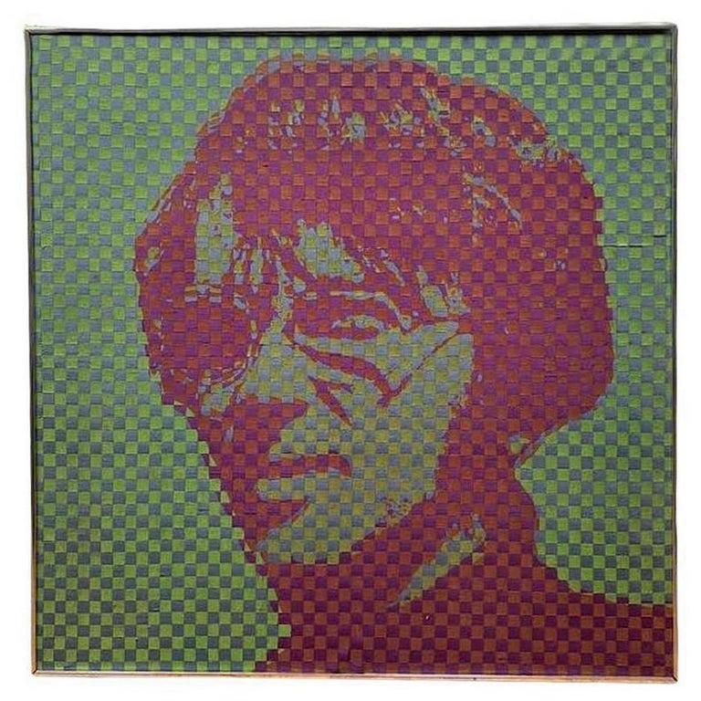 Richard Proctor - Red and Green Woven Self Portrait by Richard Proctor ...