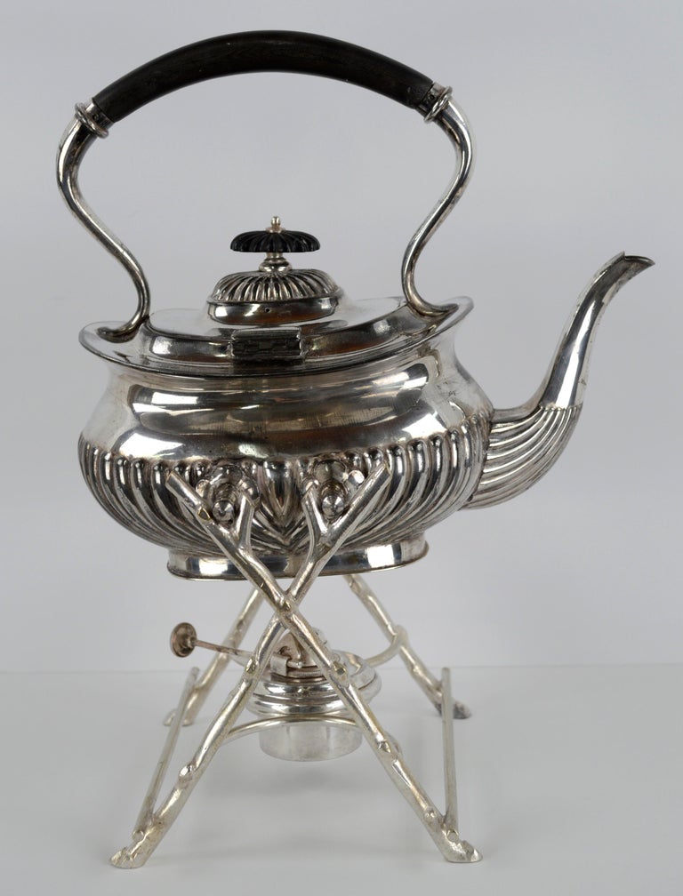 Richard Richardson Sheffield Edwardian Silverplate Tilting Spirit ...