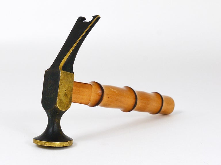 Richard Rohac Bamboo Brass Hammer, Bottle Opener, Cork Screw ...