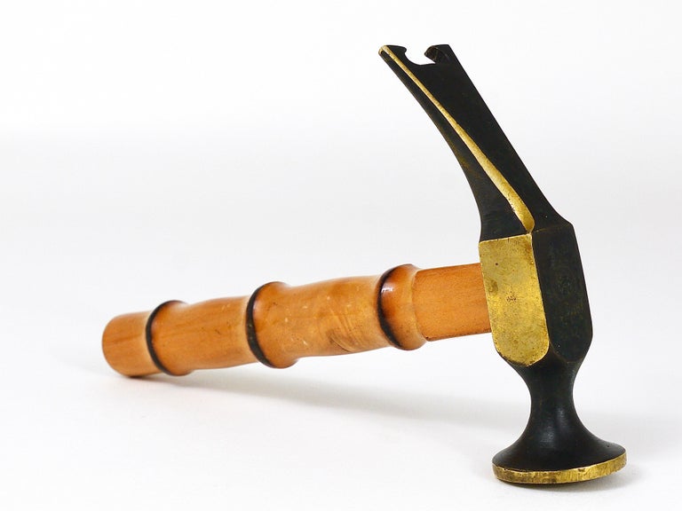 Richard Rohac Bamboo Brass Hammer, Bottle Opener, Cork Screw ...