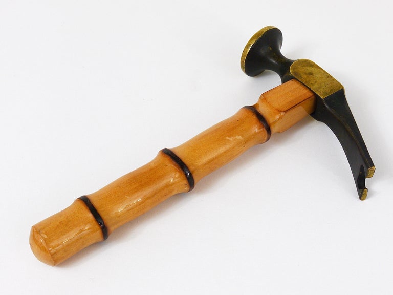 Richard Rohac Bamboo Brass Hammer, Bottle Opener, Cork Screw ...