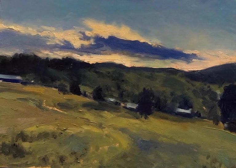 Richard Rosenblatt - "Montana Hillside Sketch", Oil Landscape Painting ...